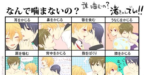 真渚 【free】なんで噛まないの？α【真渚・遙渚】 ＠快吏のマンガ Pixiv