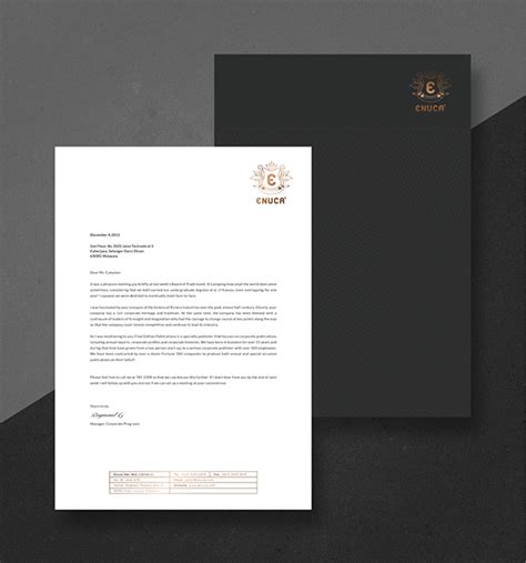 Enuca Corporate Identity On Behance