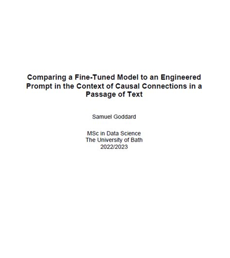 Comparing A Fine Tuned Model To An Engineered Prompt In The Context Of