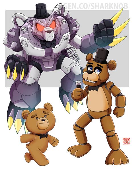 Five Night At Freddy Evolution By Sharknob On Deviantart