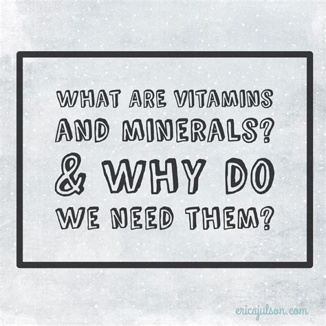 What Is The Difference Between Vitamins And Minerals Erica Julson