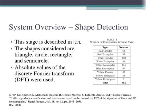 Ppt Goal Evaluation Of Segmentation Algorithms For Traffic Sign Recognition Powerpoint