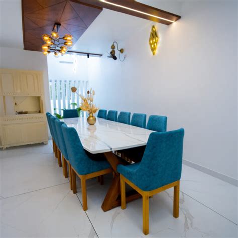 Solid Teakwood Dining Table Set 12 Seater With Cushion Chairs Shop