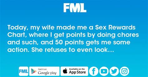 Today My Wife Made Me A Sex Rewards Chart Where I Get Points Fml