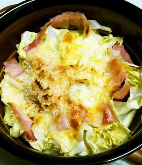キャベツとベーコンのチーズ焼き By Michikusa3 【クックパッド】 簡単おいしいみんなのレシピが354万品