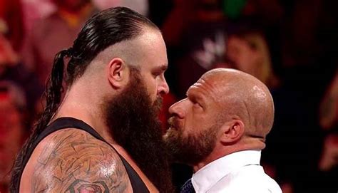 WWE News Triple H Teases Feuds With Kurt Angle Braun Strowman On Raw Preview For SmackDown
