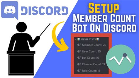 how to set up member count bot on discord tutorial youtube