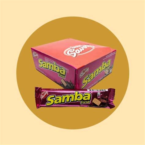 Samba Fresa Box 20 Units X 32 Gr113oz Ana La Venezolana Food