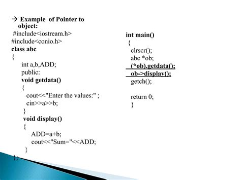 Array Of Object Pointer In C Ppt