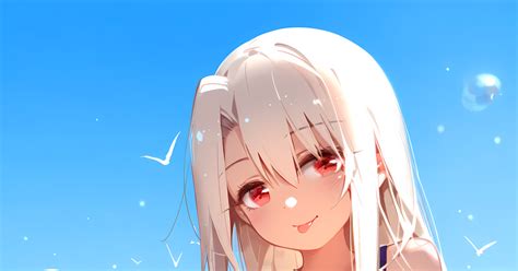 Ai生成 ”一起来游泳吧~ 忧郁的雷桑のイラスト Pixiv