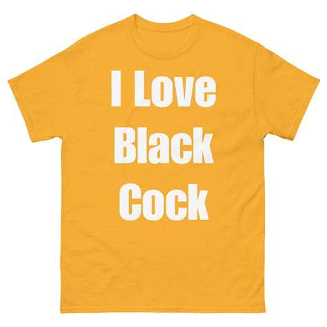 I Love Black Cock Mens Classic Tee Blm Gay Pride Mlm Sus Cock