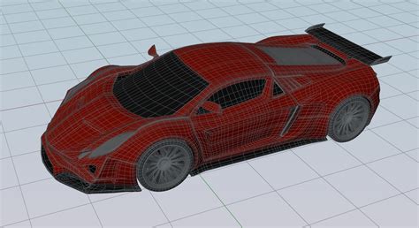 3d Eferox Supercar Concept Model Turbosquid 1728284