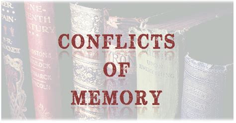 Conflicts Of Memory” Deb Donig Phd