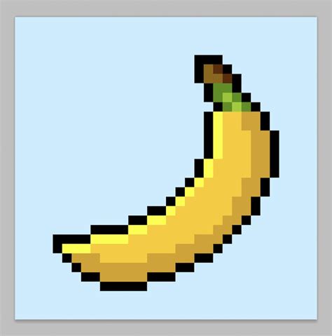 How To Make A Pixel Art Banana Mega Voxels