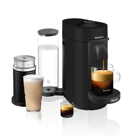 De Longhi Nespresso Vertuo Plus Deluxe Coffee And Espresso Maker With Aeroccino Milk Frother