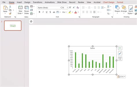 how to link an excel chart to powerpoint slides myexcelonline