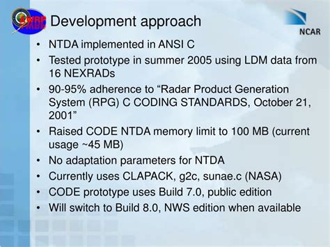 Ppt Design Approach Review Nexrad Turbulence Detection Algorithm Ntda Powerpoint