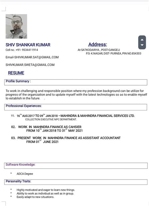 Shiv Shankar Kumar On Linkedin I Am Looking Job In Nbfc And Banking