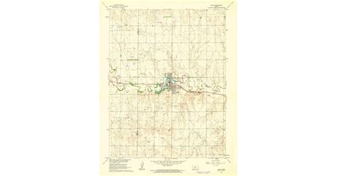 1961 Map Of Ellis Ks — High Res Pastmaps