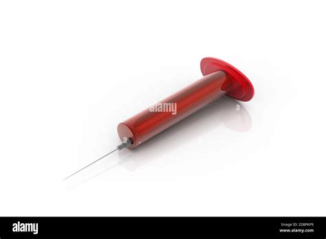 3d Rendering Of A Syringe Stock Photo Alamy