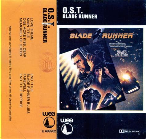 Blade Runner Soundtrack Cassette