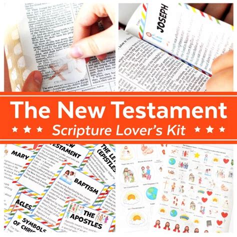 The Scripture Lovers Kit For New Testament Scripture Etsy