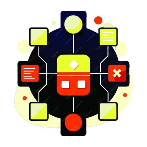 Premium Vector Technology Concept Vector Illustration Featuring Algorithm Design Elements Flat