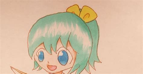 1日1枚 1日1枚東方お絵描き 76日目 大妖精 毎日東方 ねてぇのイラスト Pixiv