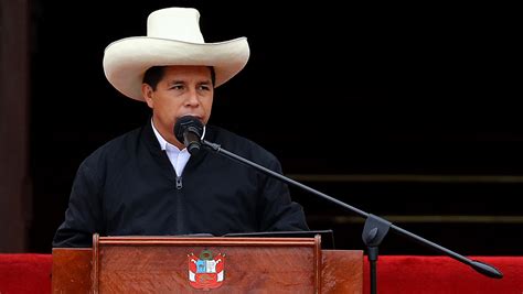 Desde El Congreso De Perú Pedro Castillo Da Un Mensaje A La Nación Y