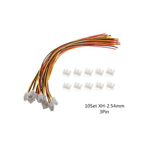 Color 10 Pines 10 Juegos De Conectores De Cable XH De 2 54mm 2 3 4