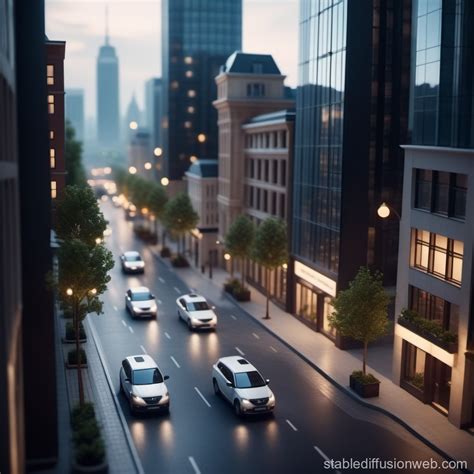 Hyper Realistic Isometric City Buildings Stable Diffusion Online