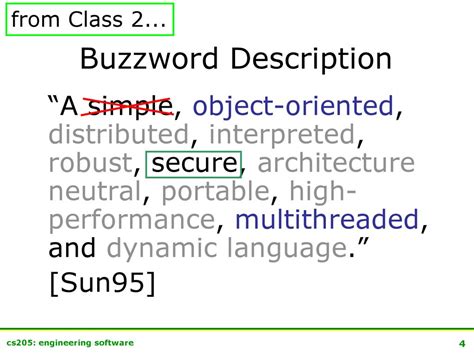 Security In Java Real Or Decaf Cs205 Engineering Software Ppt Download