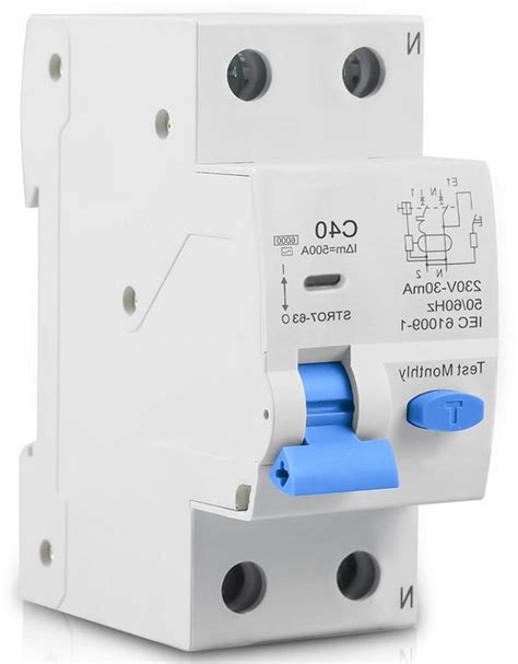 Fi Stroomonderbreker 230v 30ma 1pn 6ka Rcbo 16a Rcd Type A 003 A Bol