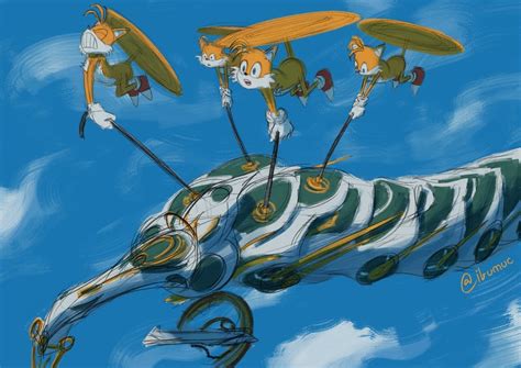 Tails Sonic Drawn By Ibumuc Danbooru