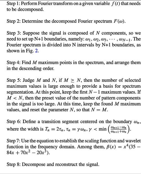 The Specific Decomposition Process Of EWT Download Scientific Diagram