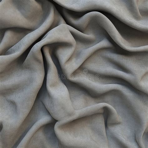 Wavy Light Gray Fabric Texture With Subtle Patterns And Soft Folds Stock Image Image Of Gray