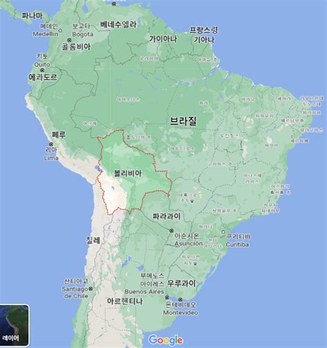 볼리비아 여행 준비물 비자 지도 태계일주