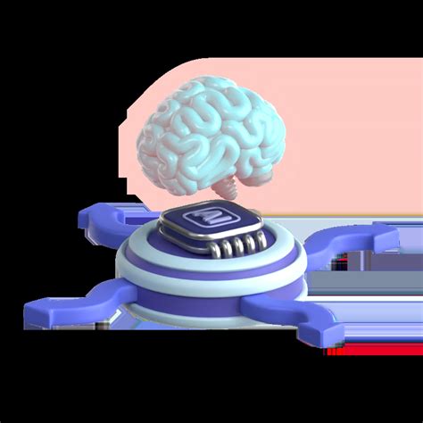 descarga reinforcement learning 3d icon en png glb mp4 pixcap