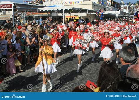 Paphos Carnival 2016 Editorial Image Image Of Culture 133043220
