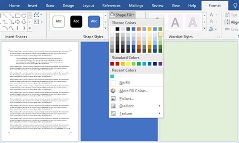 How To Change Color Only One Page In Word ExcelNotes Words Color