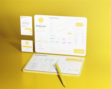 Premium Psd Ui And Ux Interface Design For Tablet Device Premium Psd Ui And Ux Interface Design For Tablet Device