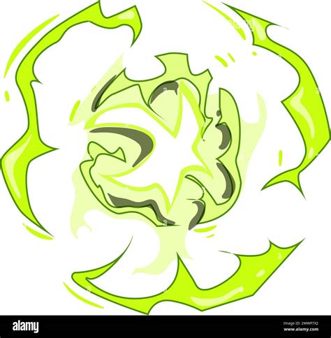 Lightning Impact Vfx Cartoon Vector Illustration Stock Vector Image