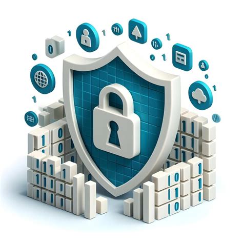 Premium Photo Firewall Guardian Concept As Shield And Binary Code
