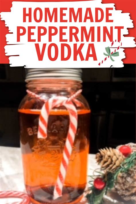 How To Make Candy Cane Infused Vodka Homemade Peppermint Vodka