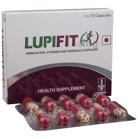 Lupifit Capsule: Buy strip of 10.0 capsules at best price in India | 1mg