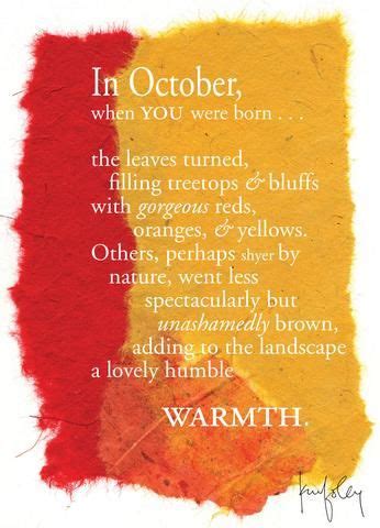 October Birthday Quotes