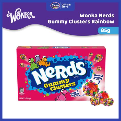 Wonka Nerds Gummy Clusters Rainbow Candy 85g Lazada Ph