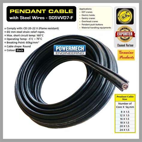 Steel Wired Eot Crane Pendant Control Cable At ₹ 350meter West