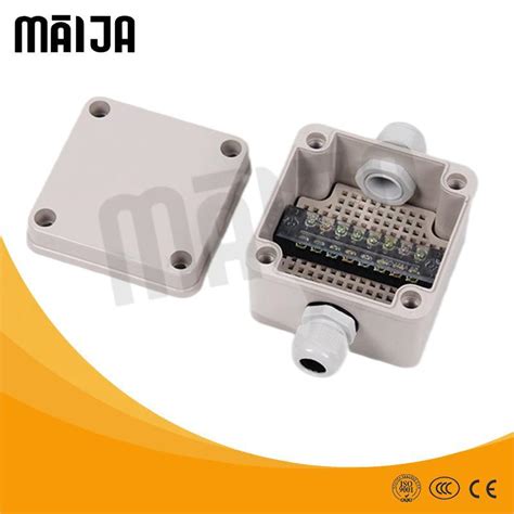 Maija Outdoor Customized Abs Box 1 In 2 Out Screw Locking Ip66