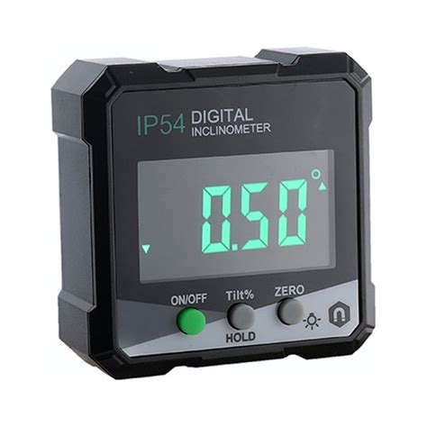 digital inclinometer 4x90° measurement ip54 lcd screen magnetic digital
